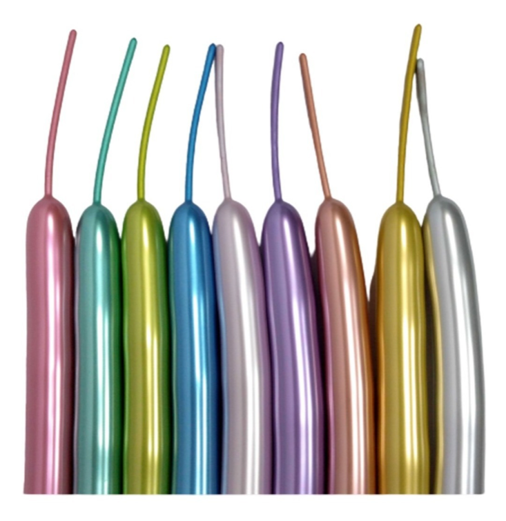 Globo Chrome Zeppeling 260- 50 piezas – Lucky Balloons Mexico