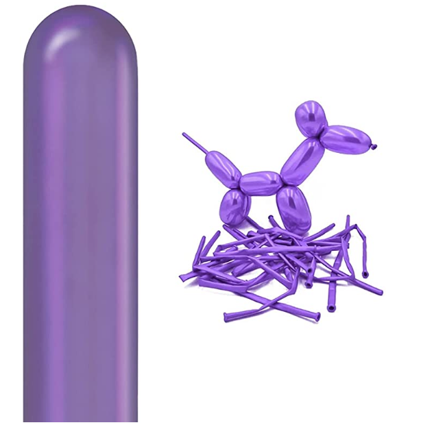 Globo Chrome Zeppeling 260- 50 piezas – Lucky Balloons Mexico