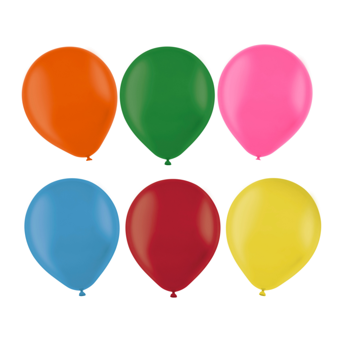 Globo #12, 50 Piezas - Surtido - LUCKY BALLOONS – Lucky Balloons Mexico